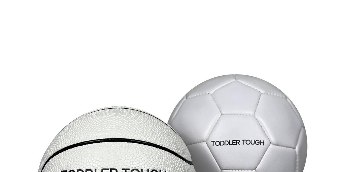 Toddler Basketball & Soccer Ball Set - Toddler Tough